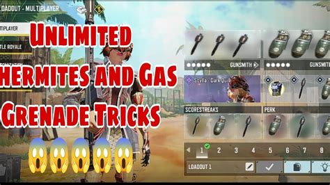 Unlimited Thermites And Gas Grenade Tricks Codm Youtube