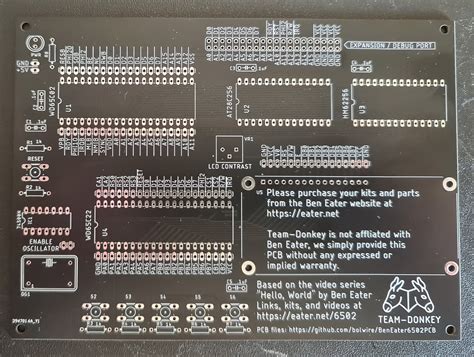 Ben Eater 6502 Computer Retro Computing