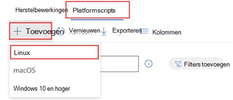 Aangepaste Instellingen Toevoegen Aan Linux Apparaten In Microsoft