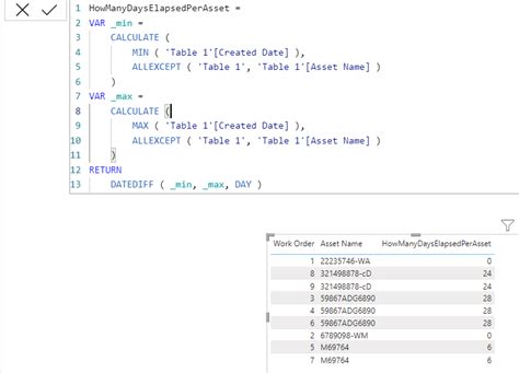 Solved Re Calculating Number Of Days Between Work Orders Microsoft