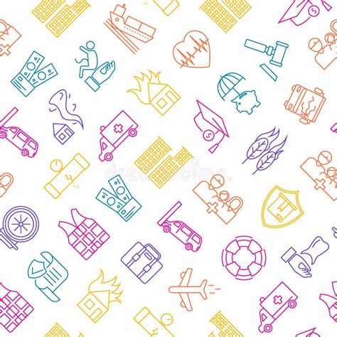 Insurance Elements Stock Vector Illustration Of House 56634660