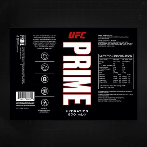Design Your Own PRIME Label Template Prime Lights