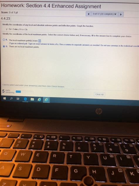 Solved Homework Section 4 4 Enhanced Assignment Score 0 Of