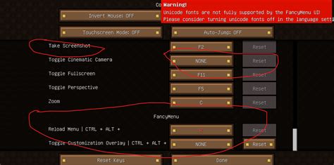 Changing The Control Option Issue Keksuccino FancyMenu GitHub