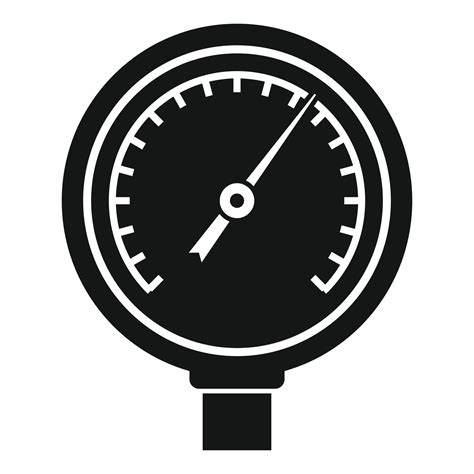 Manometer Device Icon Simple Vector Gas Gauge Vector Art At Vecteezy