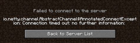 I Cant Connect To Modded Server More Info In Comments R Minecraft