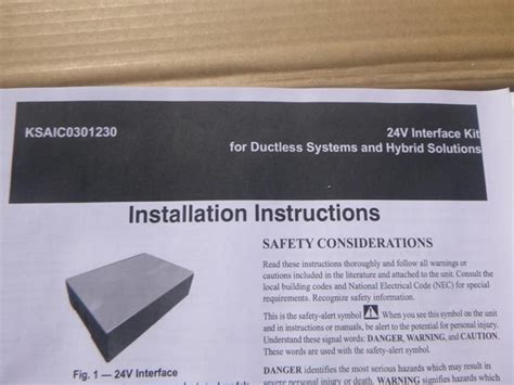 Carrier 24v Interface Kit By Bar None Auction Auction Resource