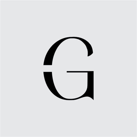 초기 문자 G 로고 디자인 뛰어난 크리에이티브 모던 심볼 기호 프리미엄 벡터