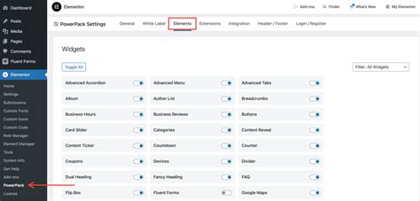 Unable To See Powerpack Fluent Forms Styler Widget Powerpack Addons