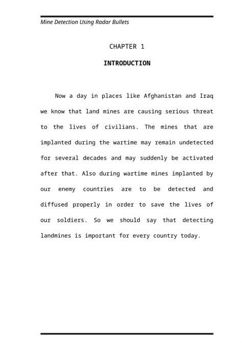 Doc Mine Detection Using Radar Bullets Dokumen Tips