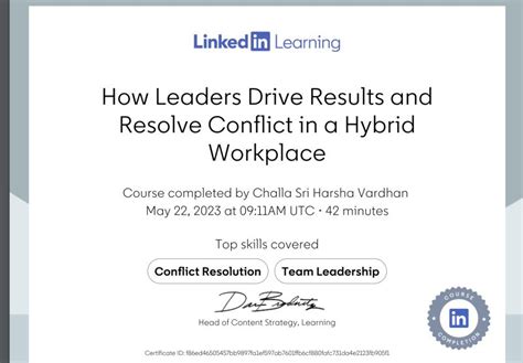 Challa Sri Harsha Vardhan On Linkedin Im Happy To Share That Ive