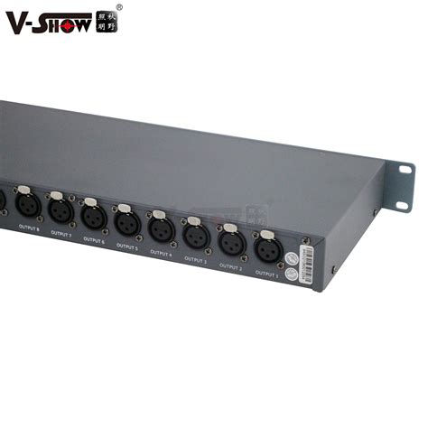V Show DMX Splitter Signal Amplifier 8 Port DMX Splitter Stage Machine DMX Splitter For Wedding