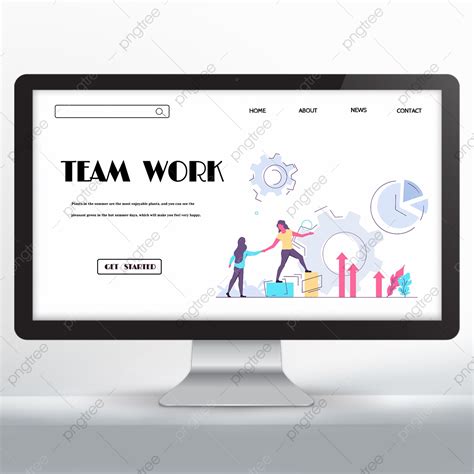 팀워크 프로모션 홈페이지 디자인 템플릿 Psd 다운로드 디자인 자료 다운로드