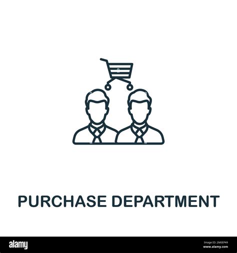 Purchase Department Icon Monochrome Simple Company Structure Icon For Templates Web Design And