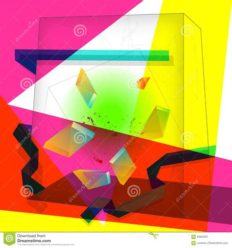 Abstract Cube Stock Vector Illustration Of Geometric 83932031