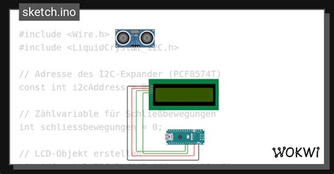 Ultrasoniczähler Wokwi Esp32 Stm32 Arduino Simulator