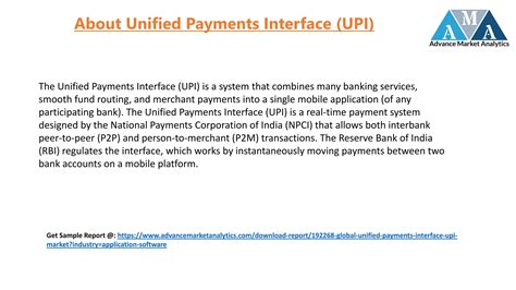Unified Payments Interface Upi Marketpdf