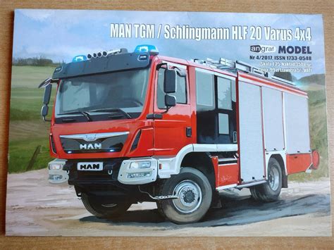 ANGRAF MODEL POŻARNI VUZ MAN TGM SCHLINGMANN HLF 20 VARUS 4X4 Aukro