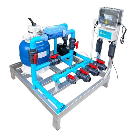 Laswim Blue 02 20q อุปกรณ์ Complete Set ประกอบเสร็จพร้อมใช้งาน สำหรับสระว่ายน้ำไม่เกิน 20 คิว