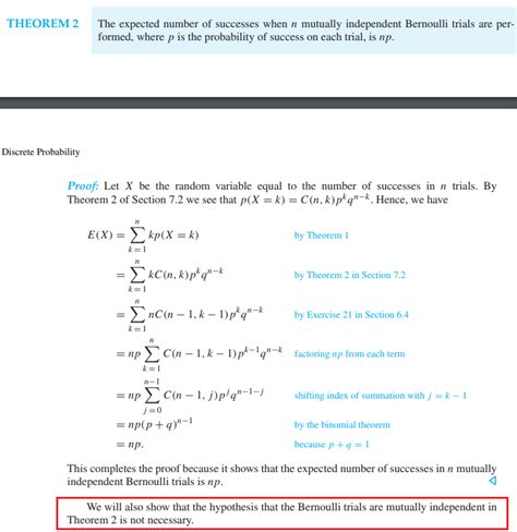 Expected Value Of N Bernoulli Trials At Kate Terry Blog
