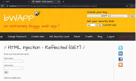 Ethical Hackingbug Bounty Html Injection Reflected Get By Emmanuel