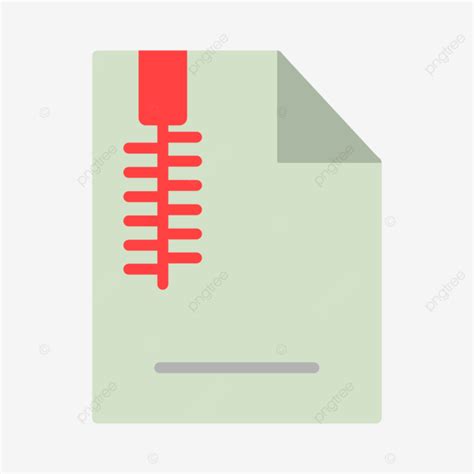 Zip File Flat Icon Vector Compact Compressed Document PNG And Vector With Transparent