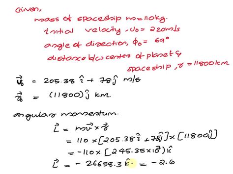 solved problem 2 a spaceship of mass kg is going to use a planet for