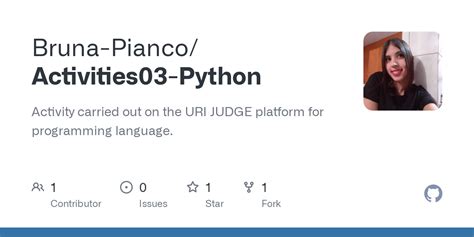 Github Bruna Piancoactivities03 Python Activity Carried Out On The