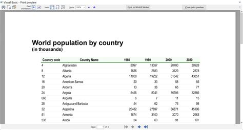 Print Msflexgrid Or Mshflexgrid