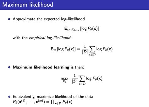 Generative Artificial Intelligence Maximum Likelihood Learning Doing