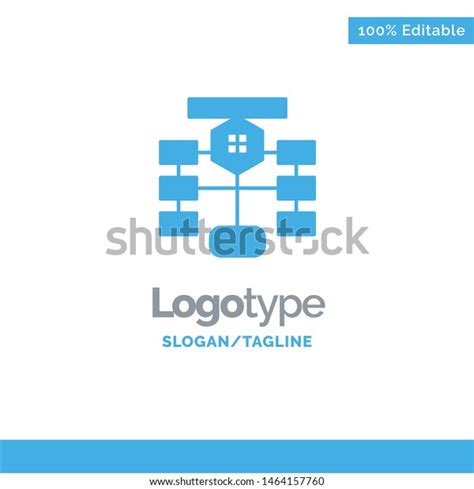 Flowchart Flow Chart Data Database Blue Stock Vector Royalty Free 1464157760 Shutterstock