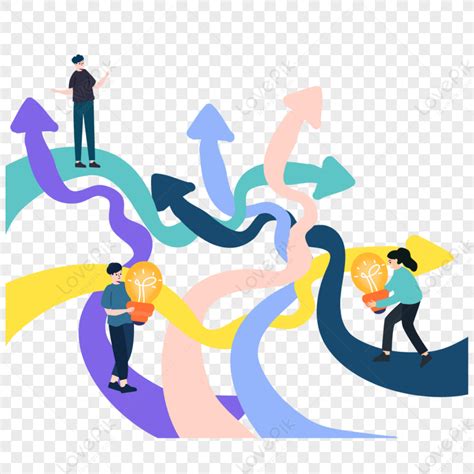 비즈니스 성공 문자 곡선 컷 머리 개념 그림을 잘라냅니다 돈 일러스트 화살표 일러스트분석전구 Png 일러스트 무료 다운로드 Lovepik
