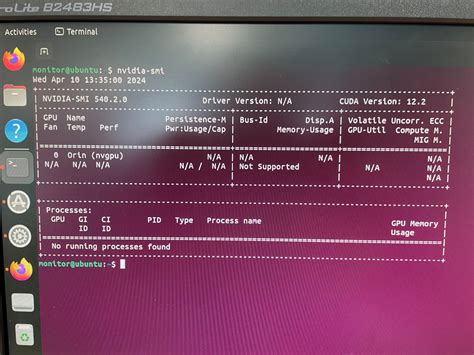 No Driver Version After Reflashig Jetson Agx Orin Developer Kit Jetson Agx Orin Nvidia