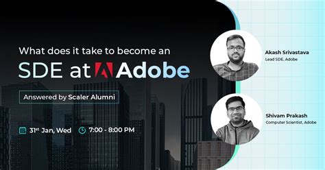 Scaler On Linkedin What Does It Take To Become An Sde At Adobe