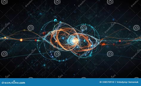 Understanding Quantum Entanglement Through Visual Representation Of Connected Particles Royalty