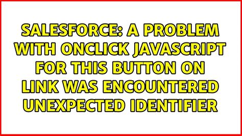 A Problem With Onclick Javascript For This Button On Link Was