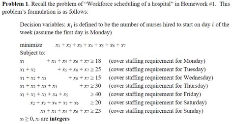 Solved Question 1 Solve The Problem Using Ms Excel Solver