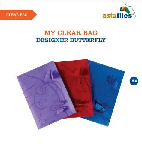 Butterfly Clear PVC Files At Piece PVC Files In Greater Noida ID