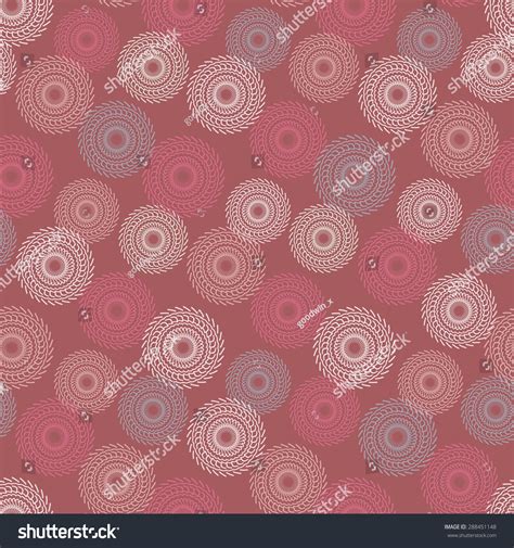 Circular Design Pattern Seamless Texture On Stock Vector Royalty Free 288451148 Shutterstock