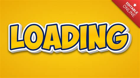 Loading Text Effect Generator