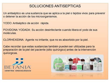 Soluciones AntisÉpticas Molecula Microorganismos Enfermeria