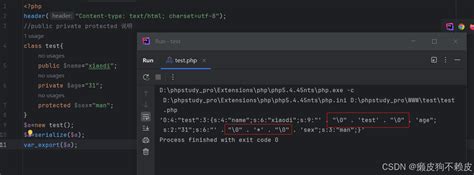 Web攻防 Php反序列化and属性权限特征and原生类 Tipsand字符串逃逸andcve 绕过漏洞php反序列化时类名要一致吗 Csdn博客