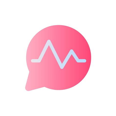 Clinical Support Service Flat Gradient Two Color Ui Icon Medical Helpdesk Communication