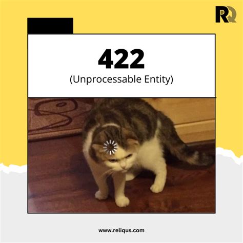 what is 422 status code unprocessable entity