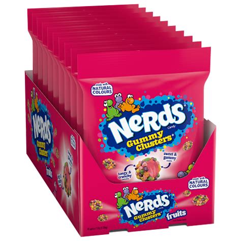 Nerds Gummy Clusters Pouch 10x113g Usa American Candy Kellys Wholesale And Distribution