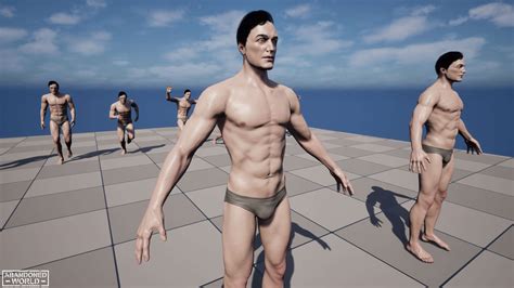 Base Humans Man And Woman By Abandoned World