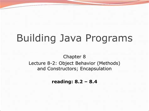 Ppt Understanding Object Behavior In Java Programs Powerpoint Presentation Id