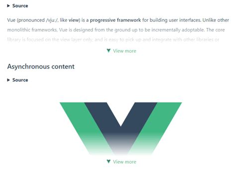 Customizable Foldable Component For Vuejs Vue Script