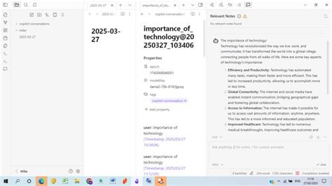 ai features like autocomplete functionality note taking app will save