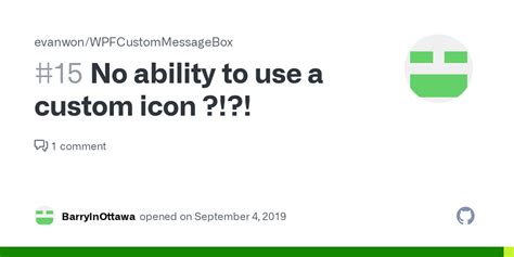 No Ability To Use A Custom Icon Issue 15 Evanwon